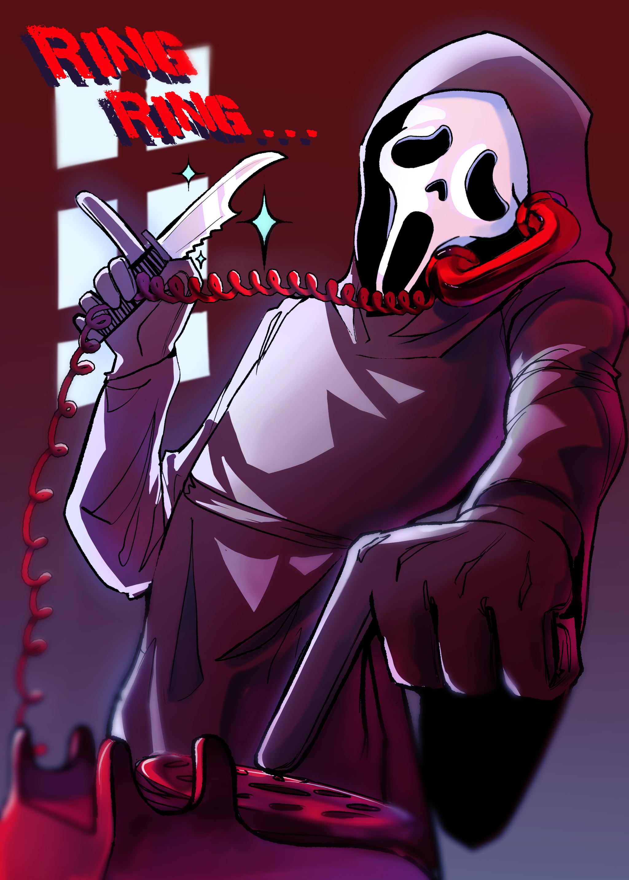 Ghost Face Slasher Poster – Plague.pop